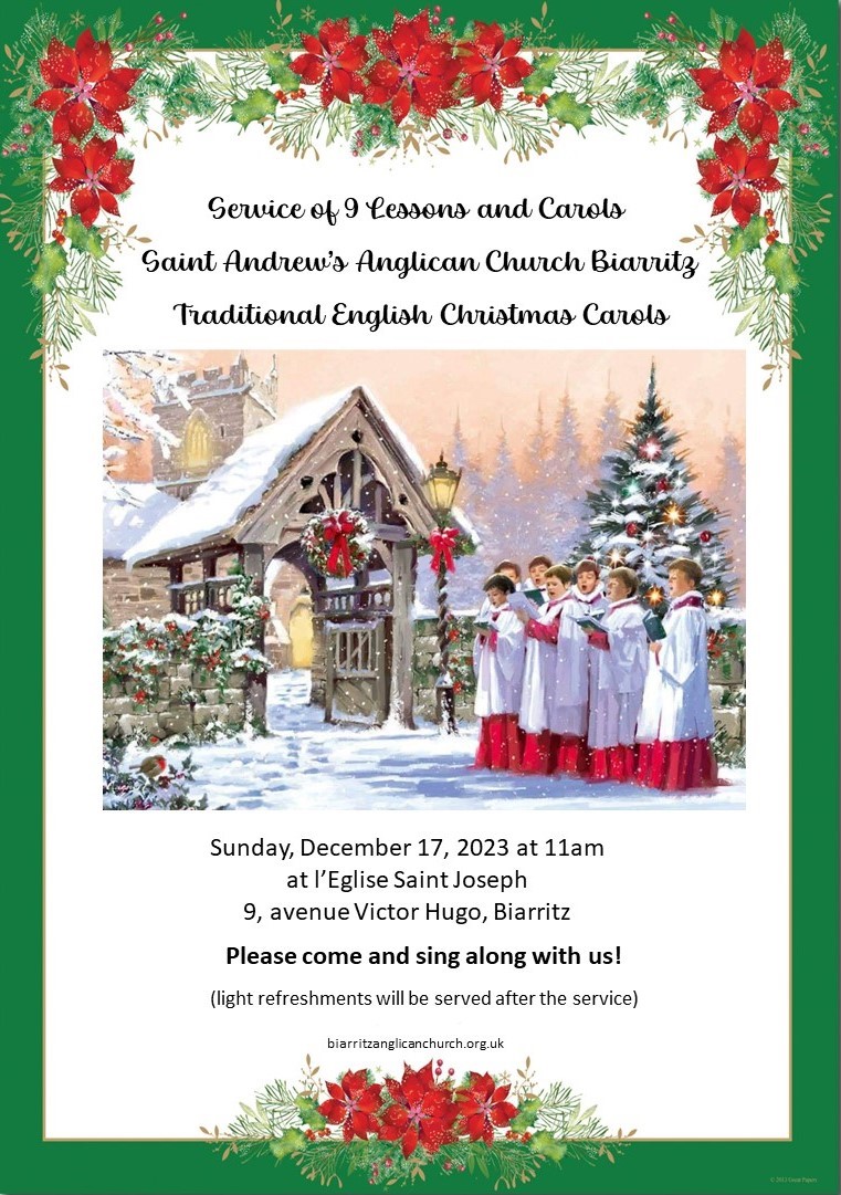 CHRISTMAS CAROL SERVICE | Biarritz Anglican Church